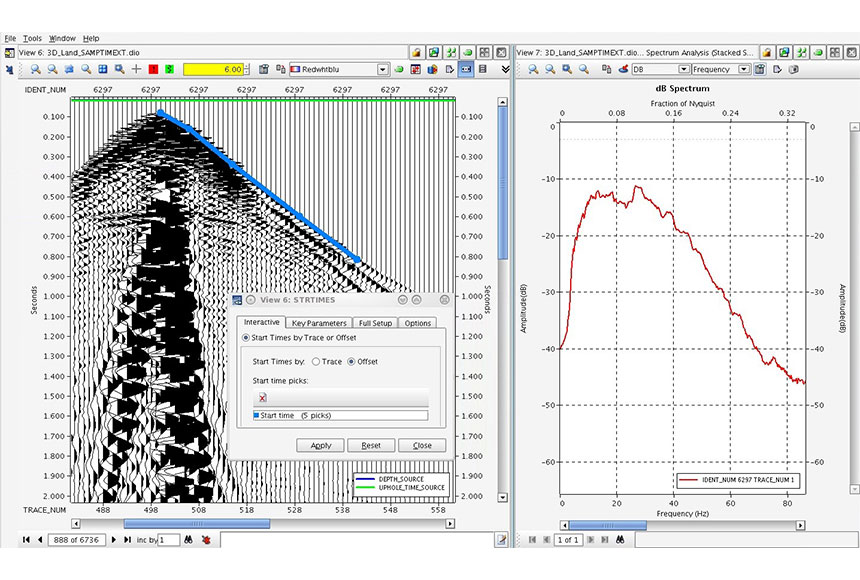 SeisView 2D Seismic Data Viewer and Analysis Software